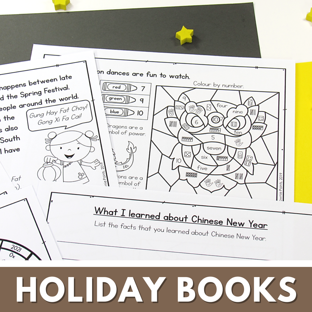 Holiday Mini Books – Brownie Points Teaching Shop