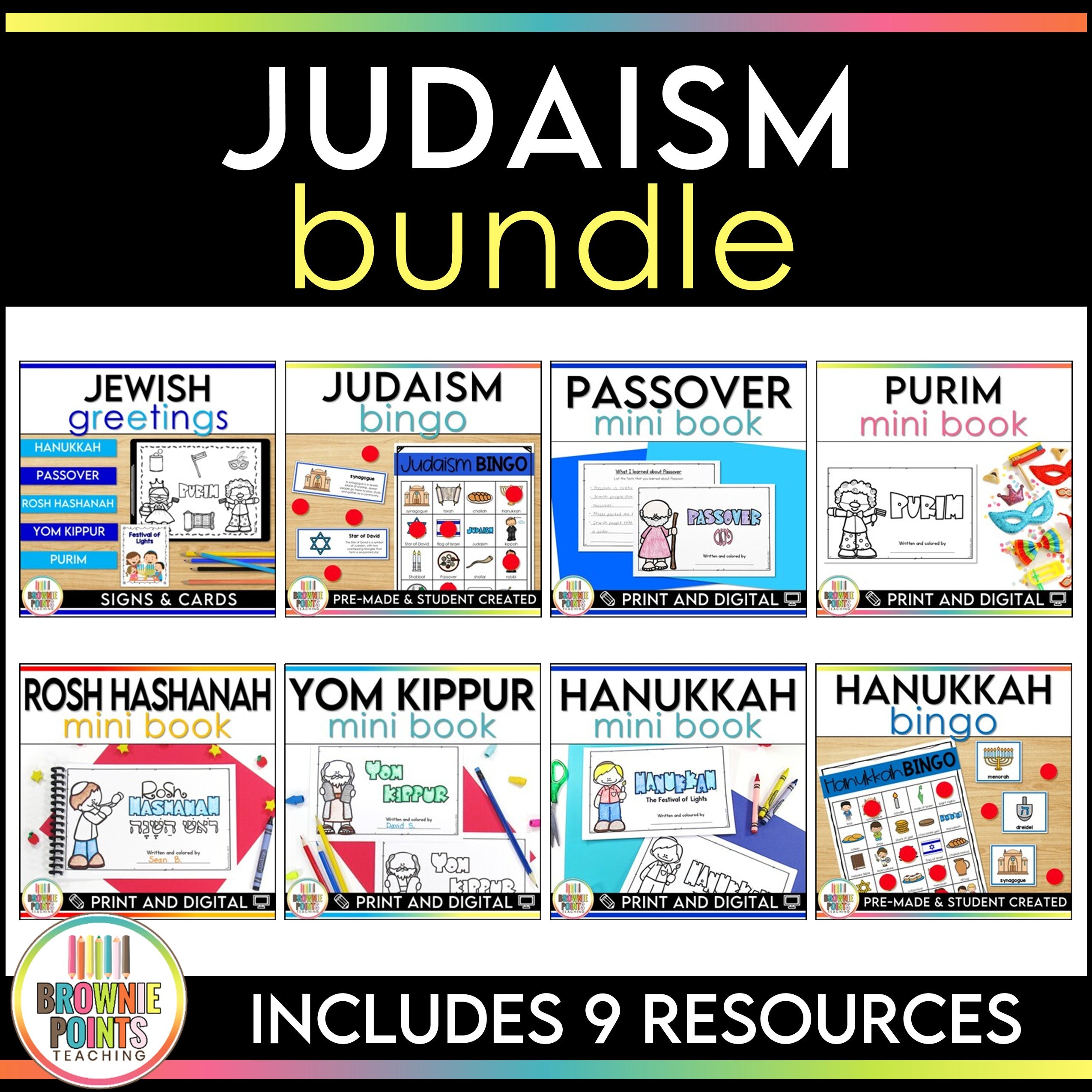 Jewish Activities Resource Bundle – Brownie Points Teaching Shop