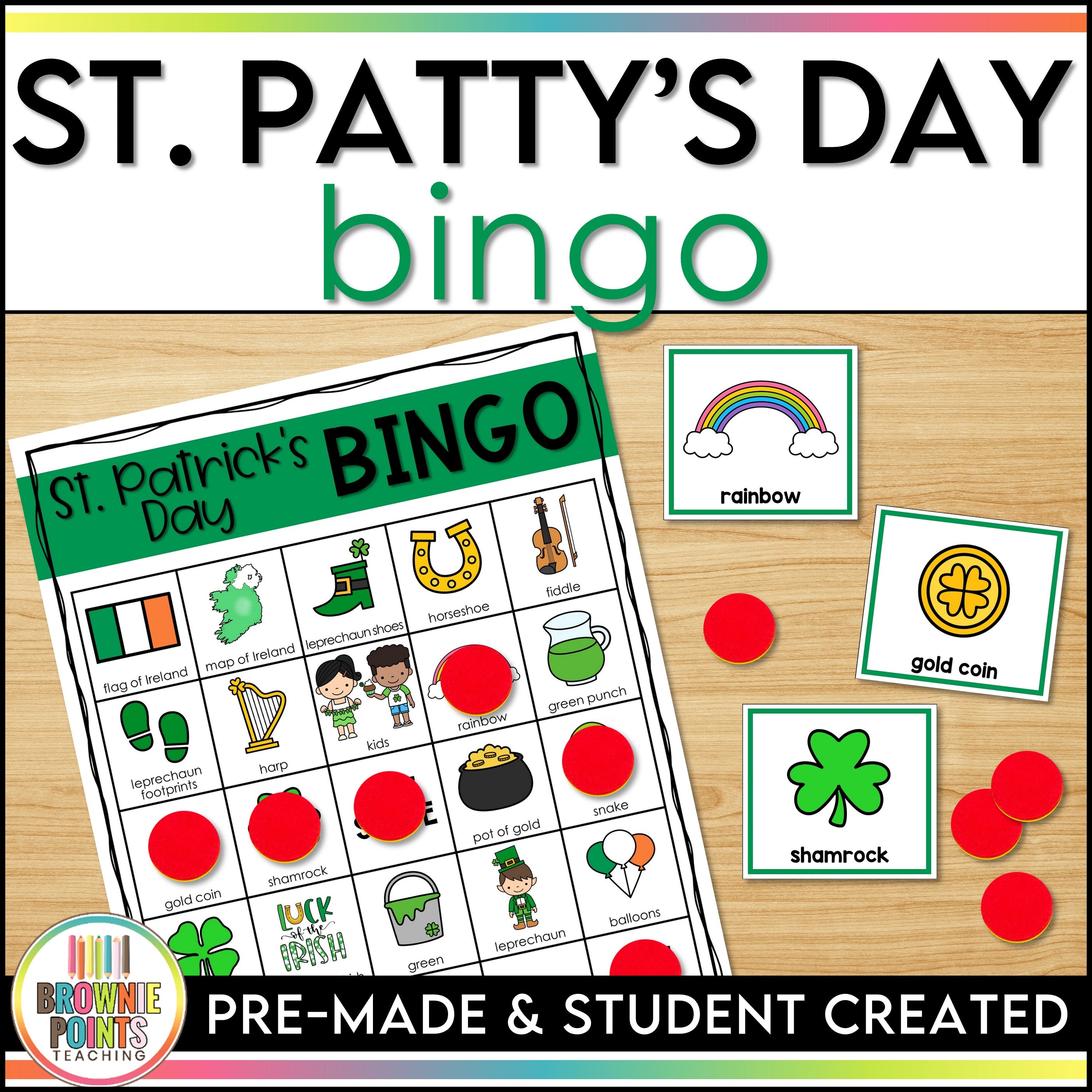St. Patrick's Day Bingo – Brownie Points Teaching Shop