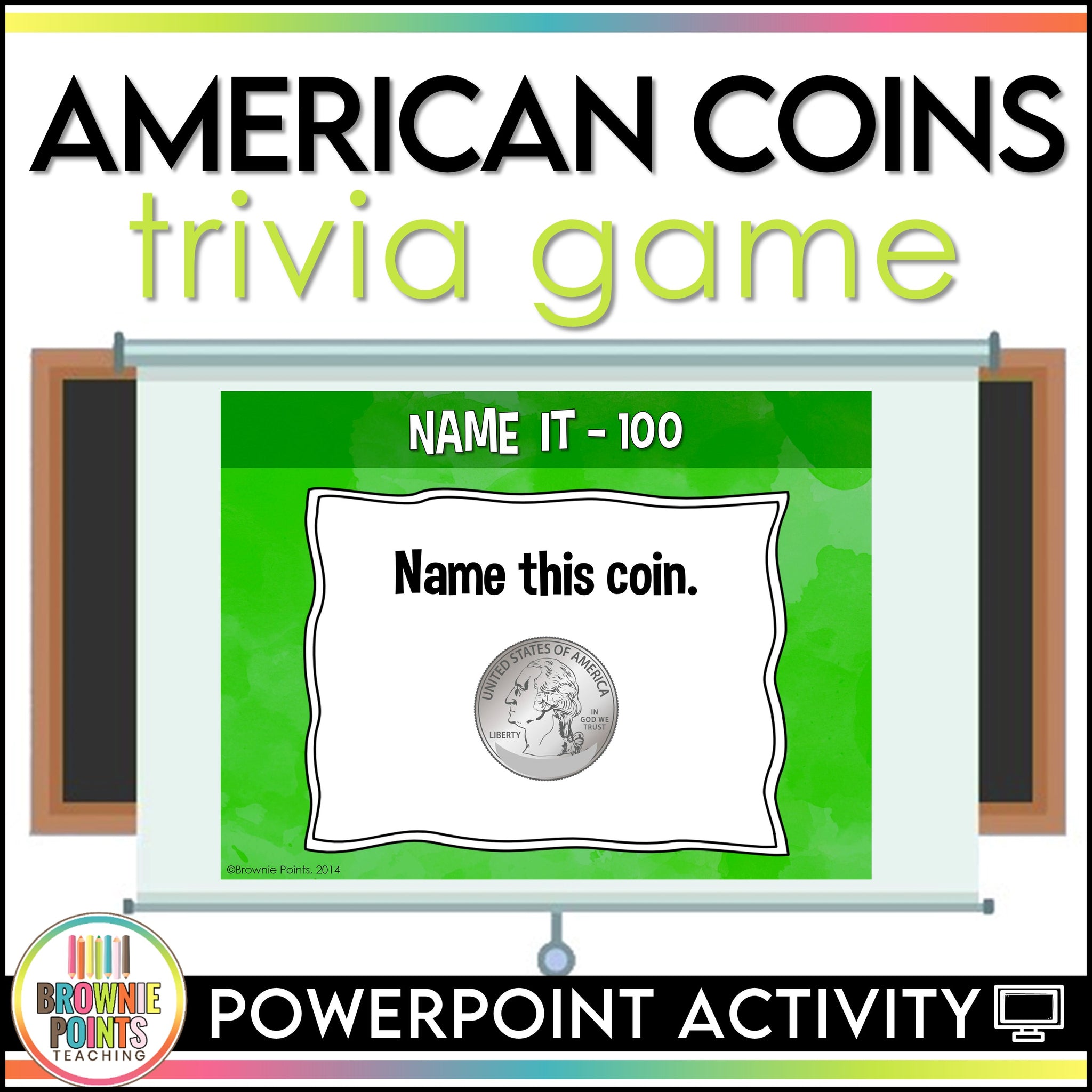 American Coins PowerPoint Game – Brownie Points Teaching Shop
