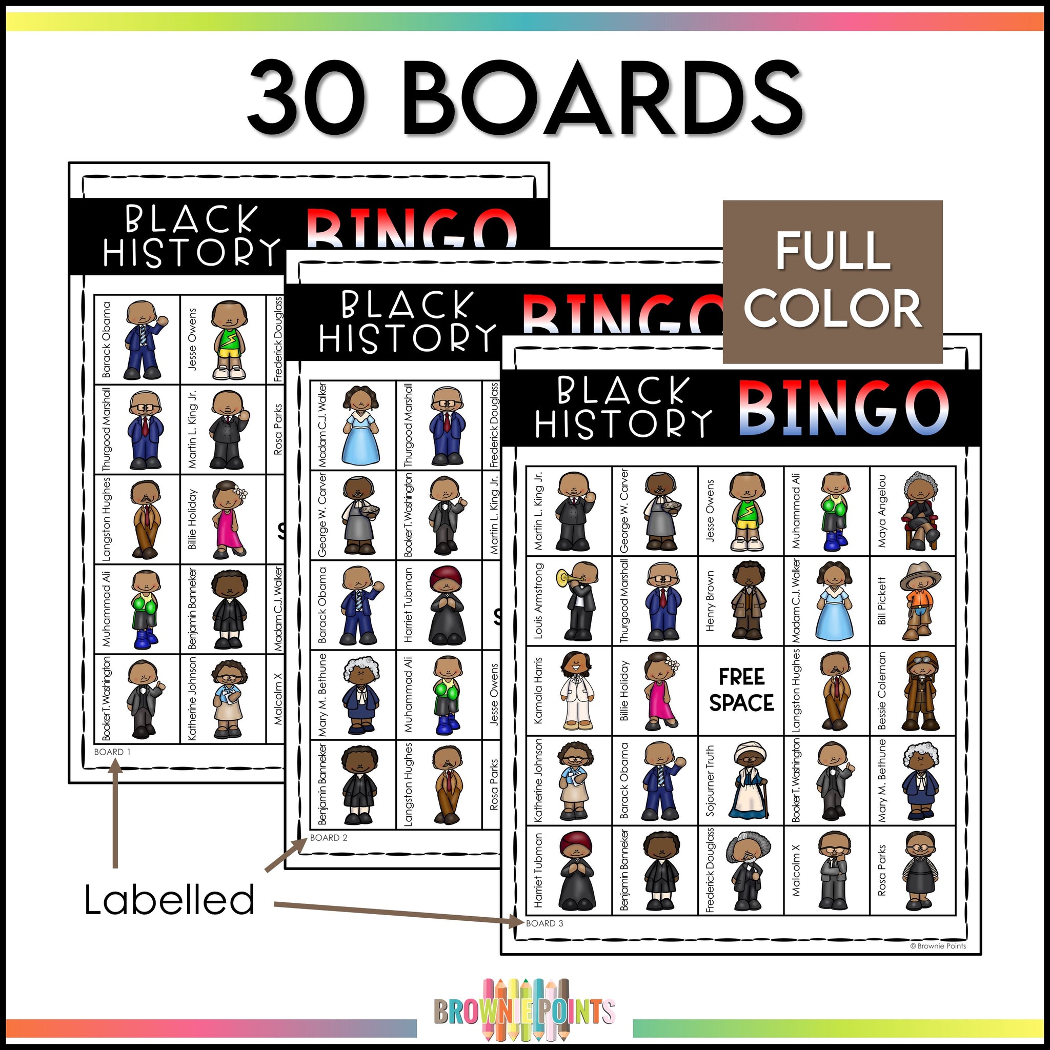 Black History Bingo – Brownie Points Teaching Shop