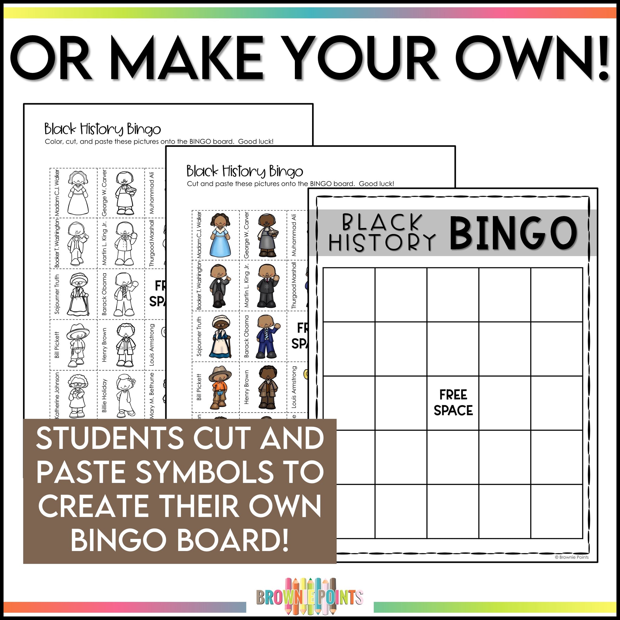 Black History Bingo – Brownie Points Teaching Shop