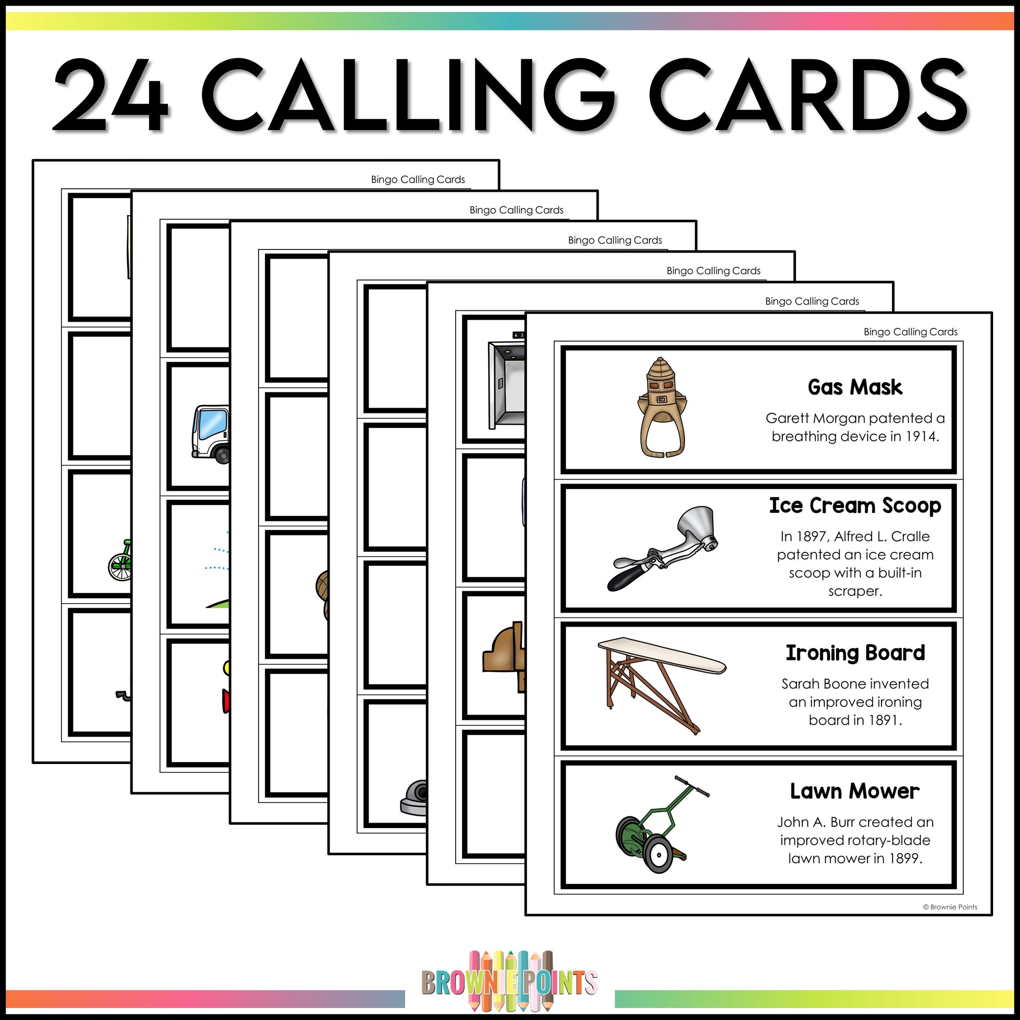 Black Inventors Bingo – Brownie Points Teaching Shop