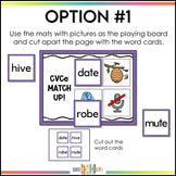 CVCe Words Matching Mats – Brownie Points Teaching Shop
