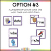 CVCe Words Matching Mats – Brownie Points Teaching Shop
