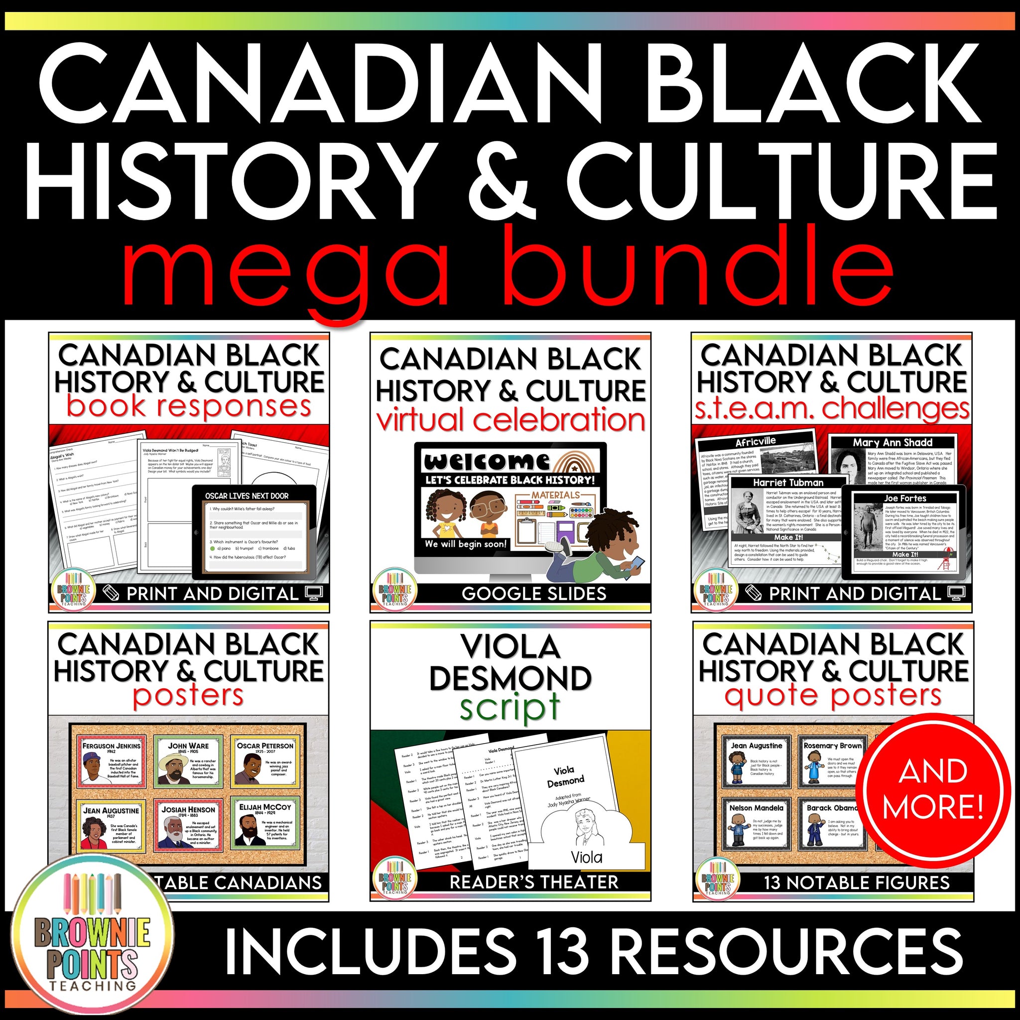 Black History in Canada Mega Bundle – Brownie Points Teaching Shop