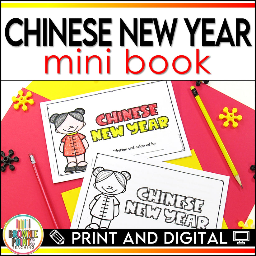 Chinese New Year | Lunar New Year Mini Book – Brownie Points Teaching Shop