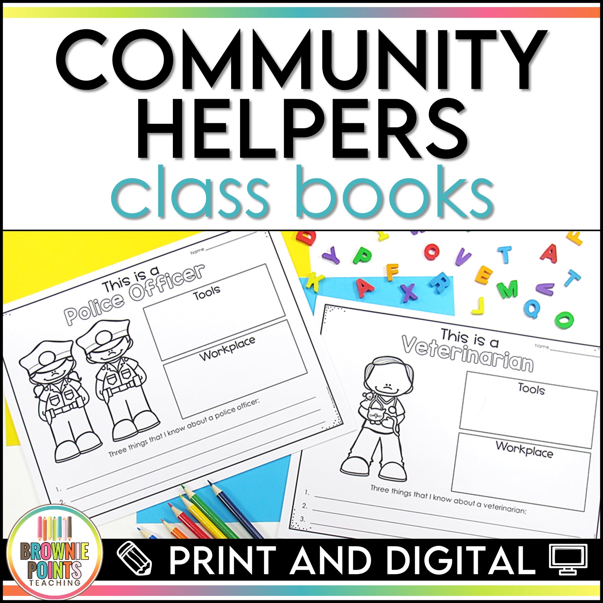 Community Helpers Class Books – Brownie Points Teaching Shop