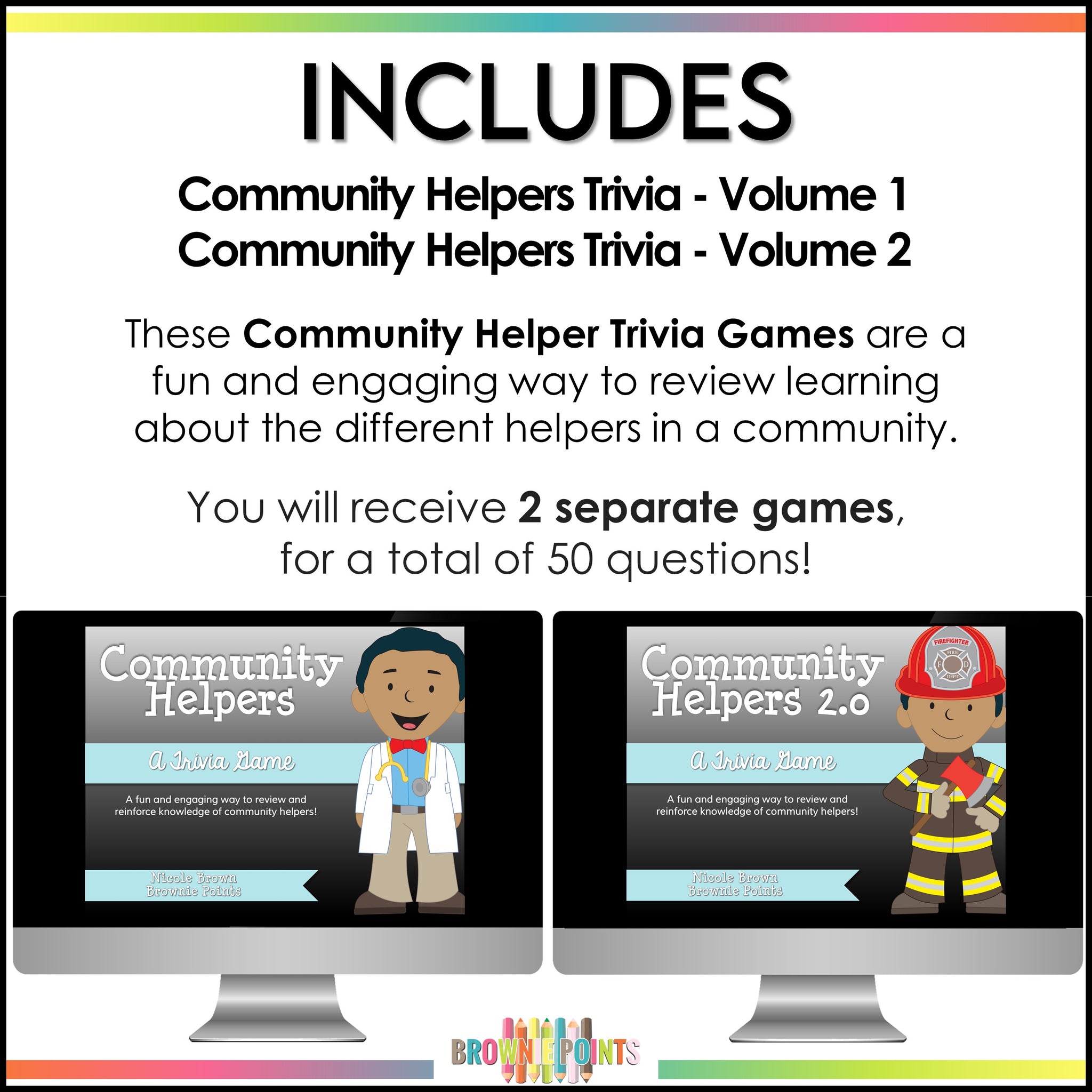 Community Helpers PowerPoint Games – Brownie Points Teaching Shop