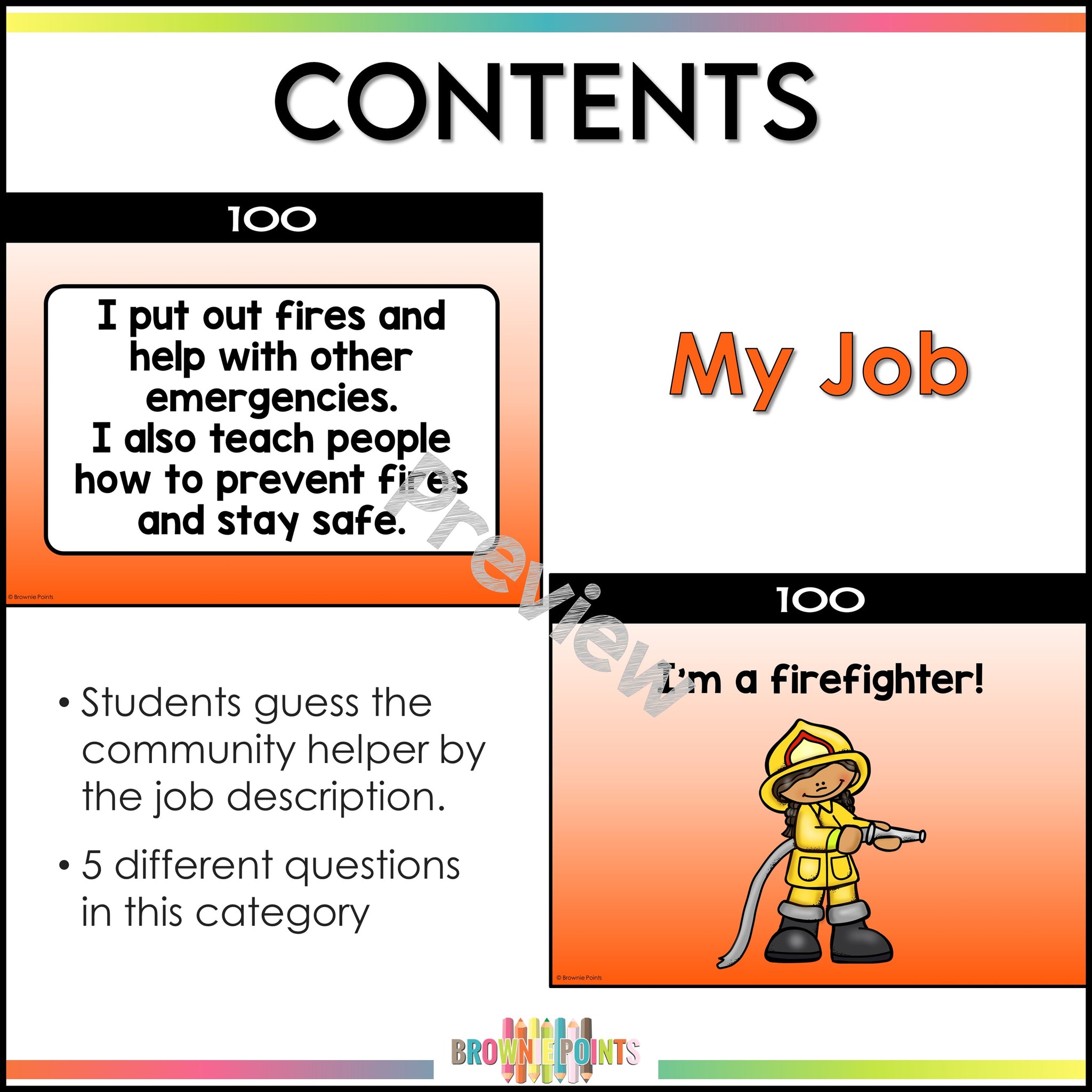 Community Helpers PowerPoint Games – Brownie Points Teaching Shop