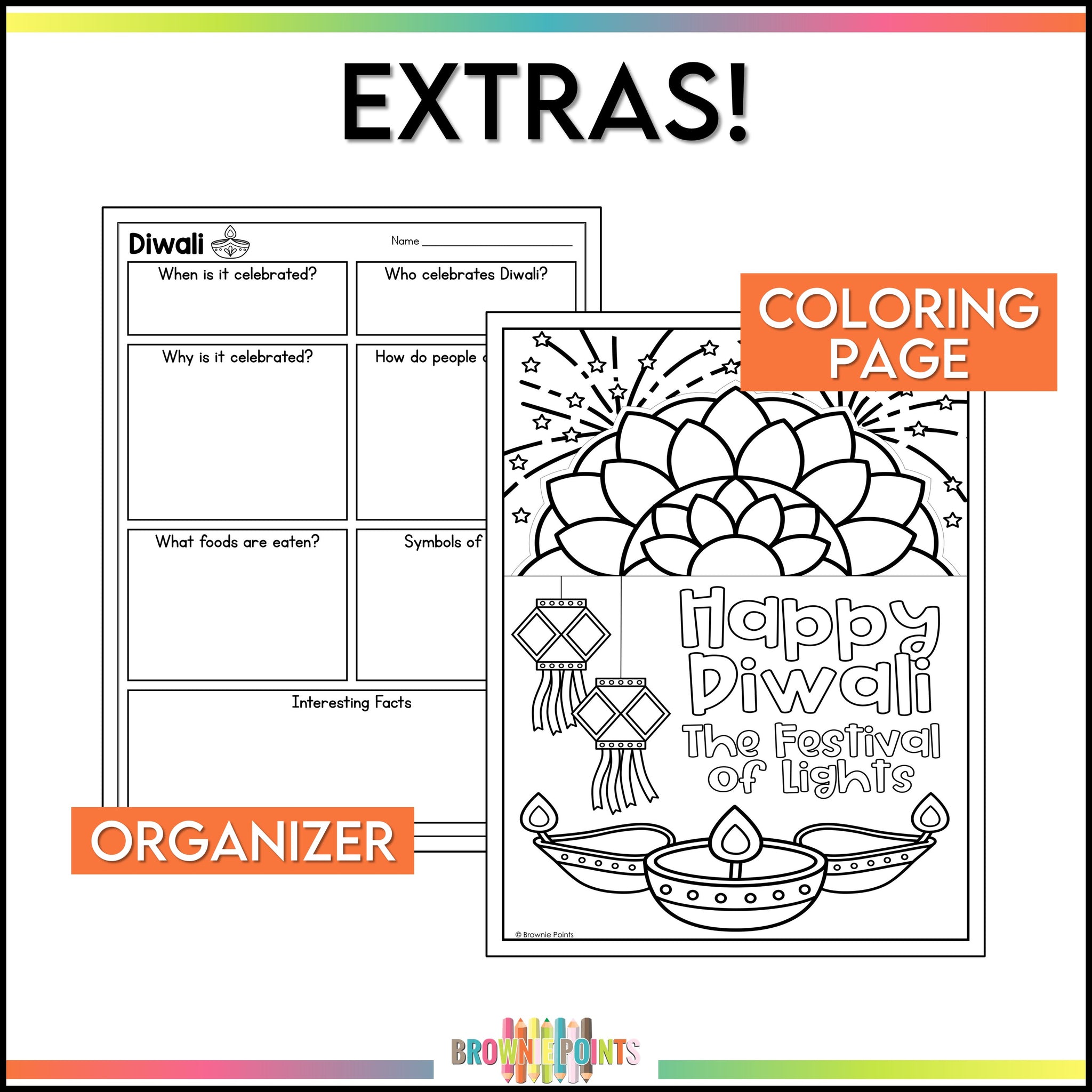 Diwali Collaborative Poster – Brownie Points Teaching Shop