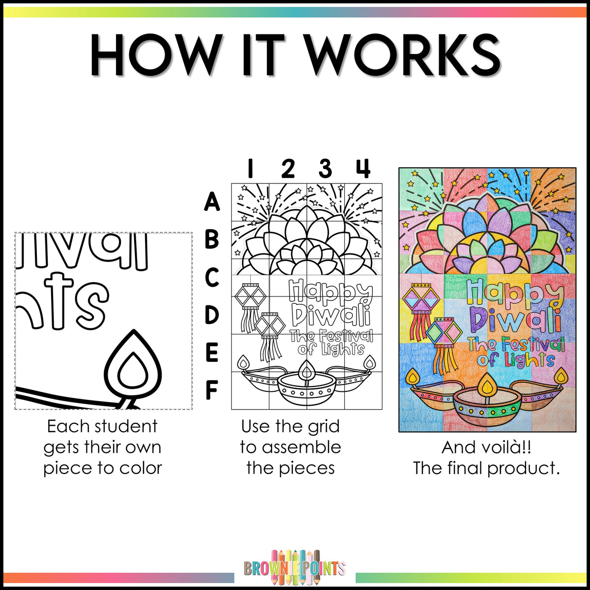 Diwali Collaborative Poster – Brownie Points Teaching Shop