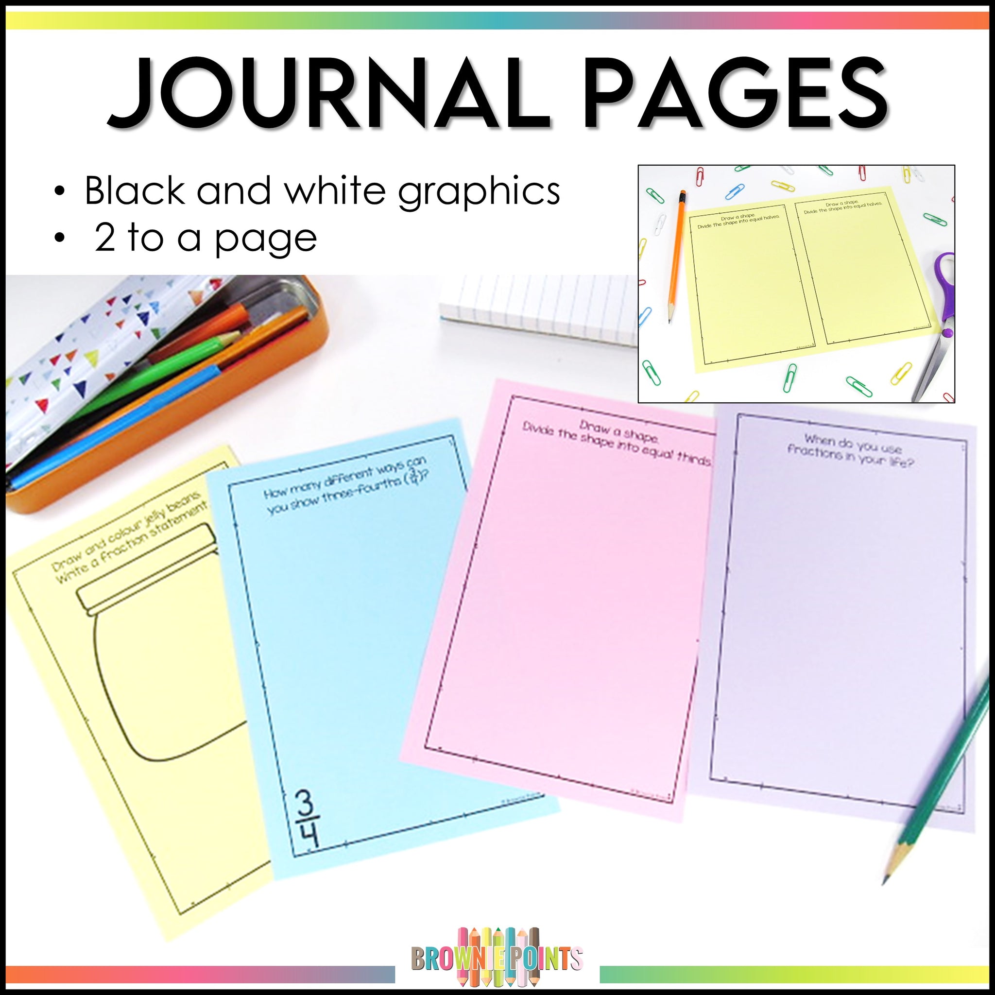 Open-Ended Math Questions - Fractions – Brownie Points Teaching Shop