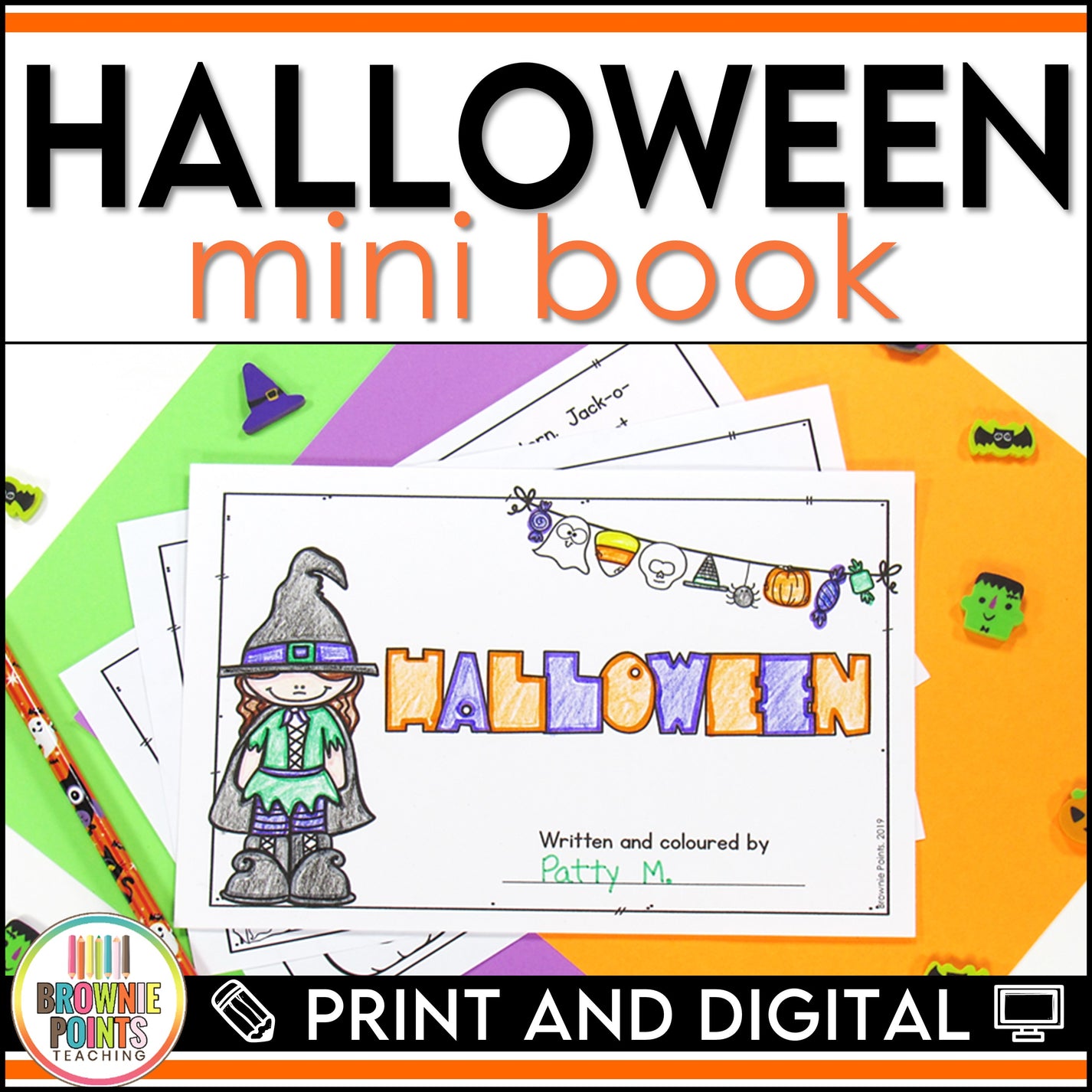 Halloween Mini Book – Brownie Points Teaching Shop