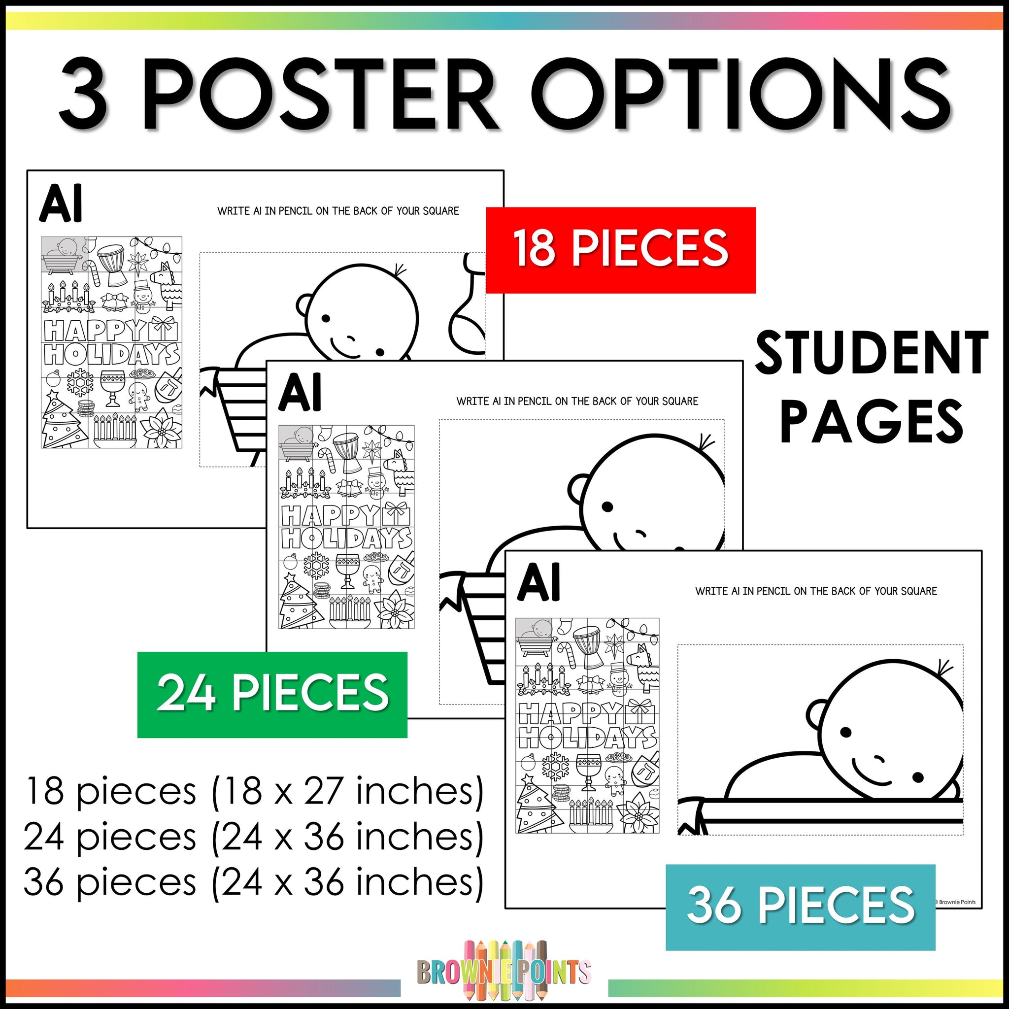 Winter Holidays Around the World Collaborative Poster – Brownie Points ...