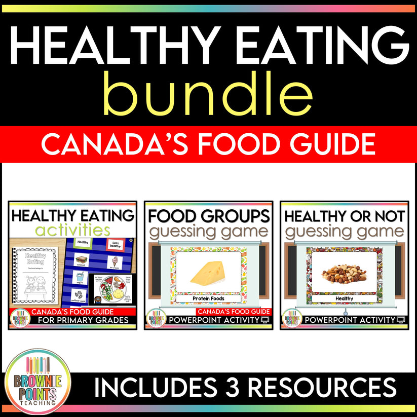 Healthy Eating - Canada's Food Guide Bundle – Brownie Points Teaching Shop