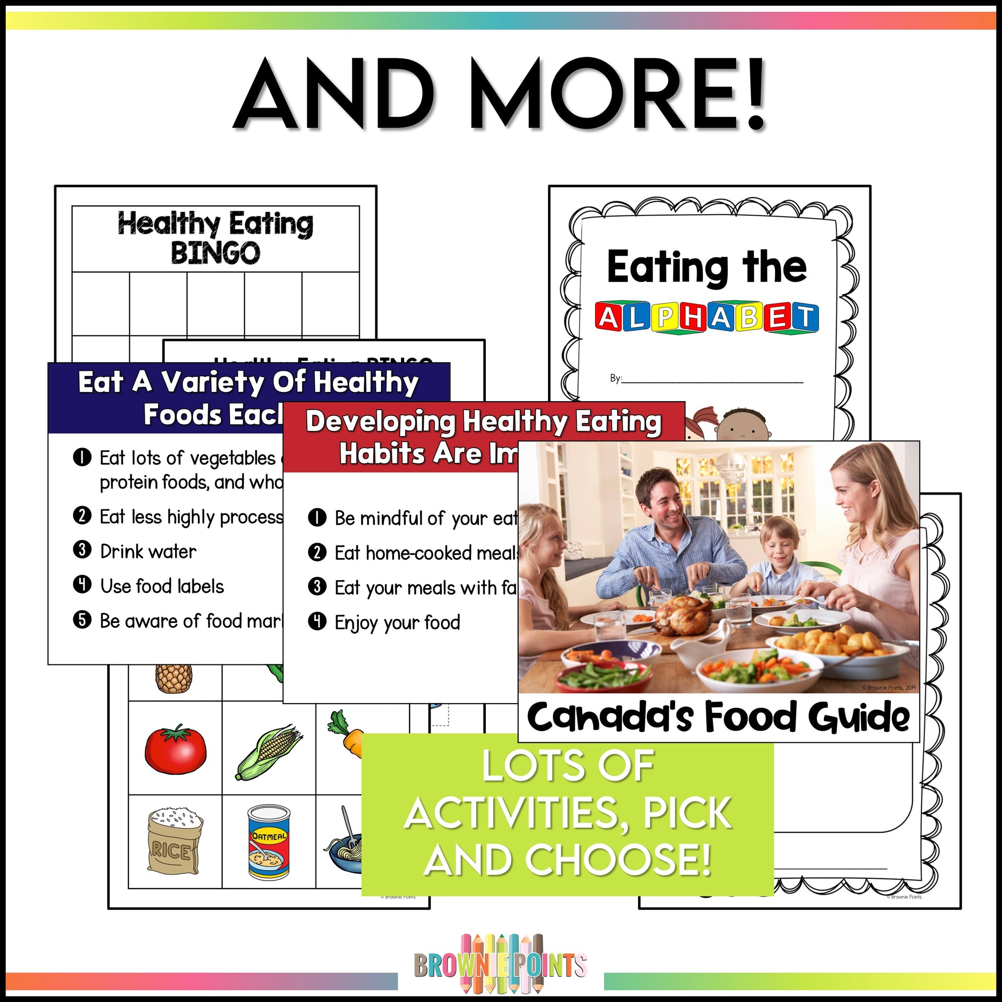 Healthy Eating - MyPlate Bundle – Brownie Points Teaching Shop