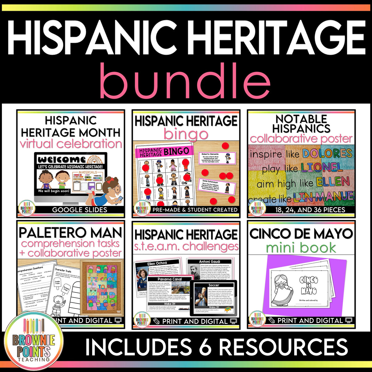Hispanic Heritage Bundle – Brownie Points Teaching Shop