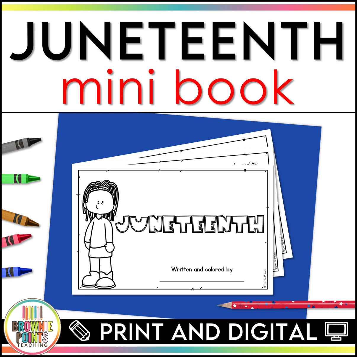 Juneteenth Mini Book – Brownie Points Teaching Shop