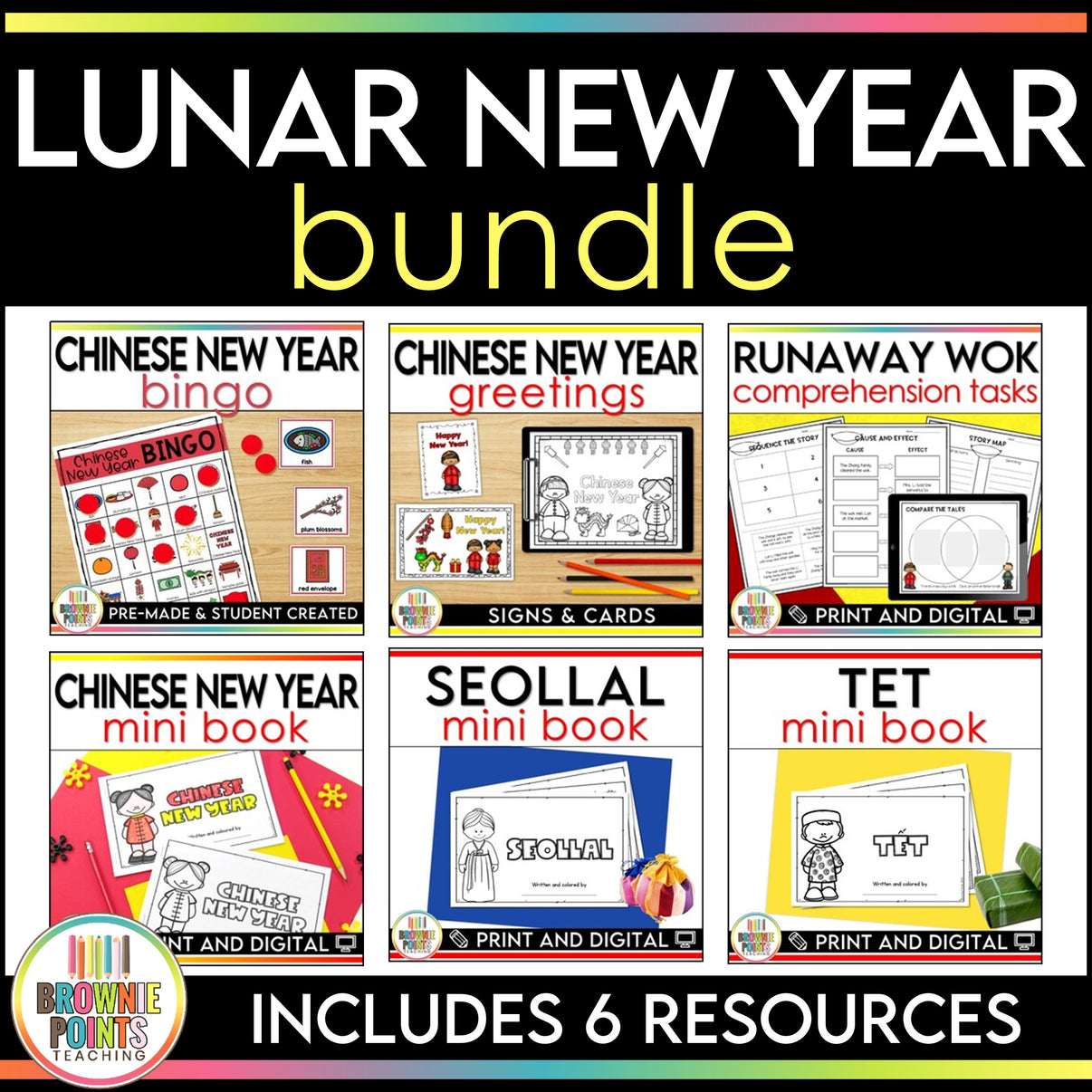 Lunar New Year Activity Bundle – Brownie Points Teaching Shop