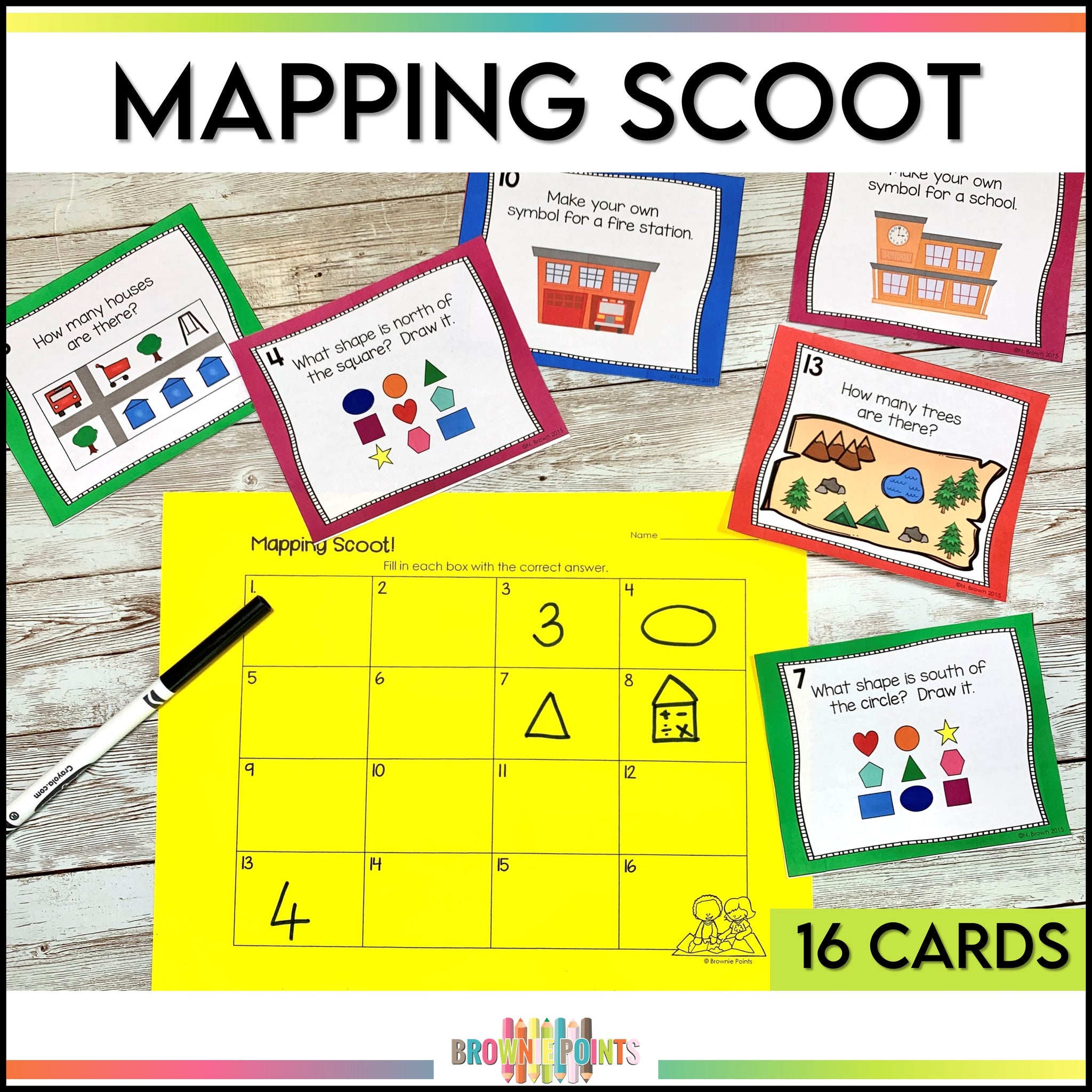 Map Skills - Activities and Printables – Brownie Points Teaching Shop
