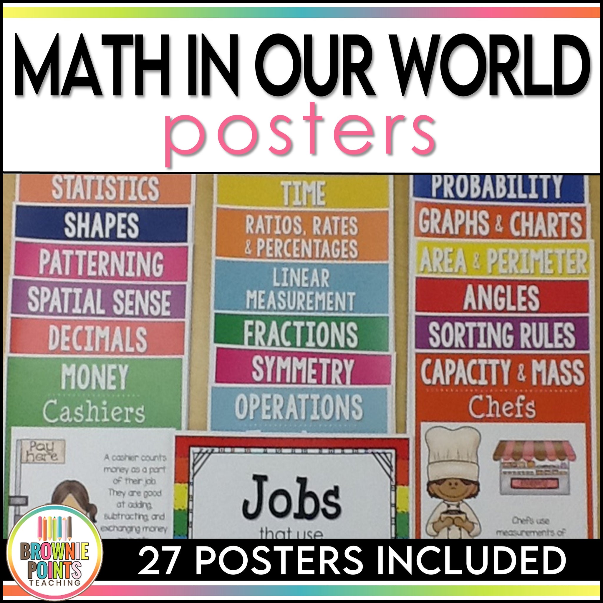 Real-World Math Posters – Brownie Points Teaching Shop