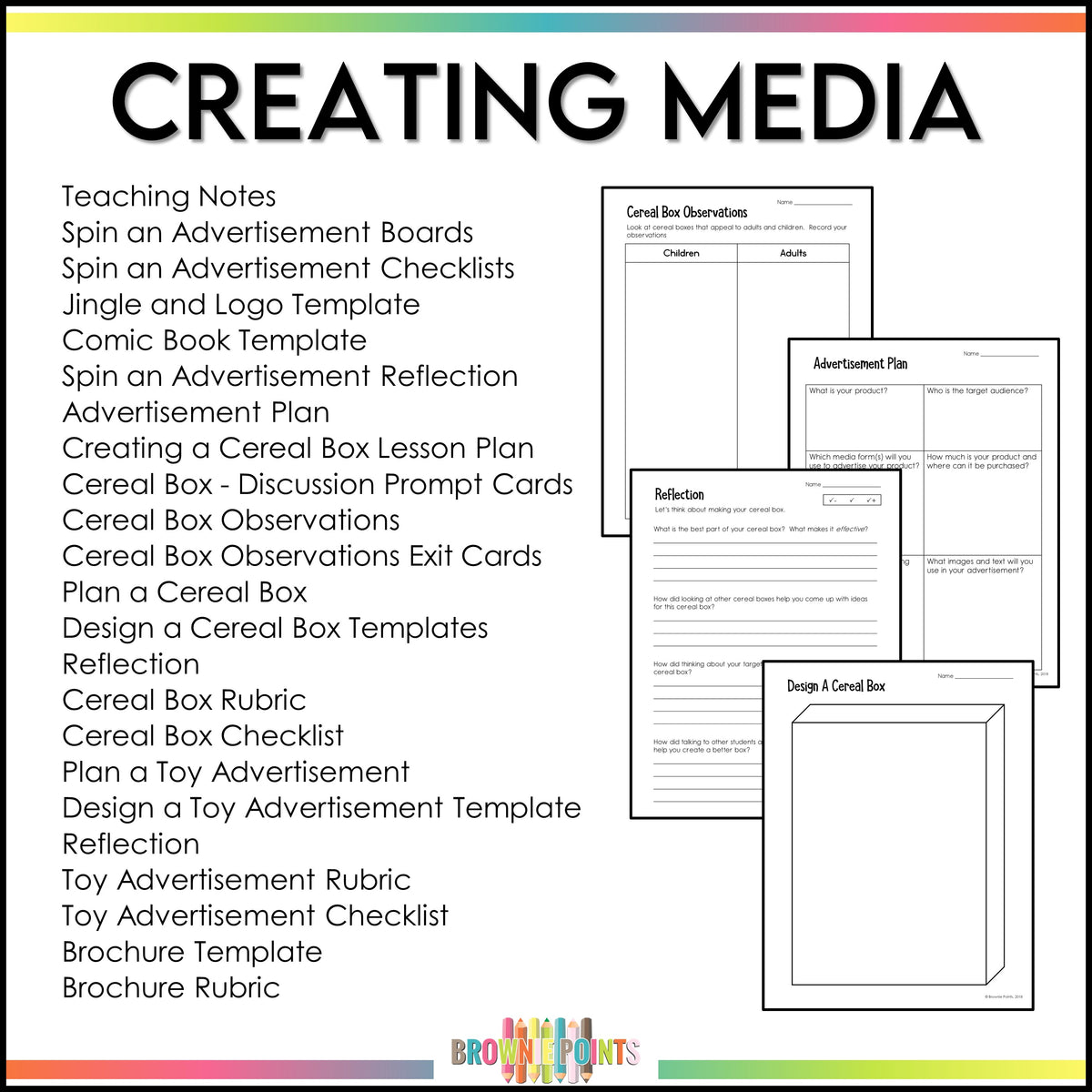 Media Literacy Activities and Lessons – Brownie Points Teaching Shop