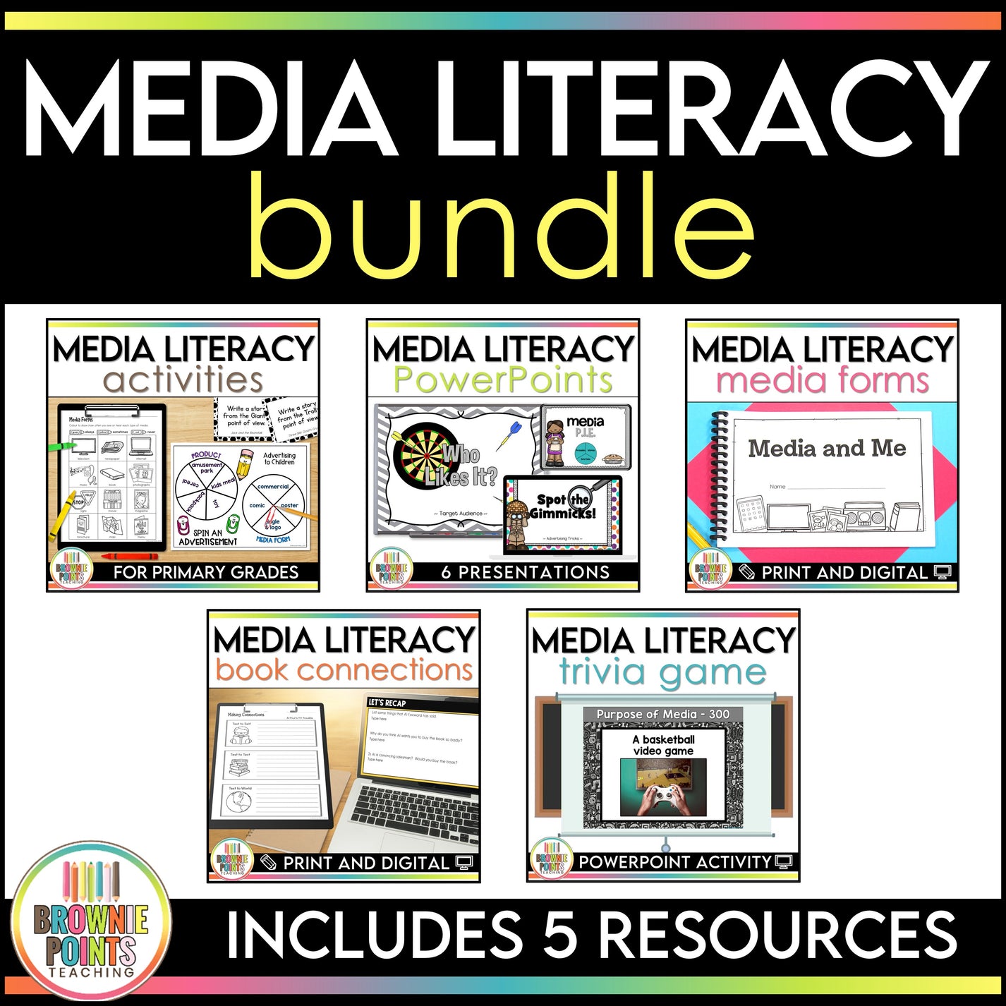 Media Literacy Bundle – Brownie Points Teaching Shop