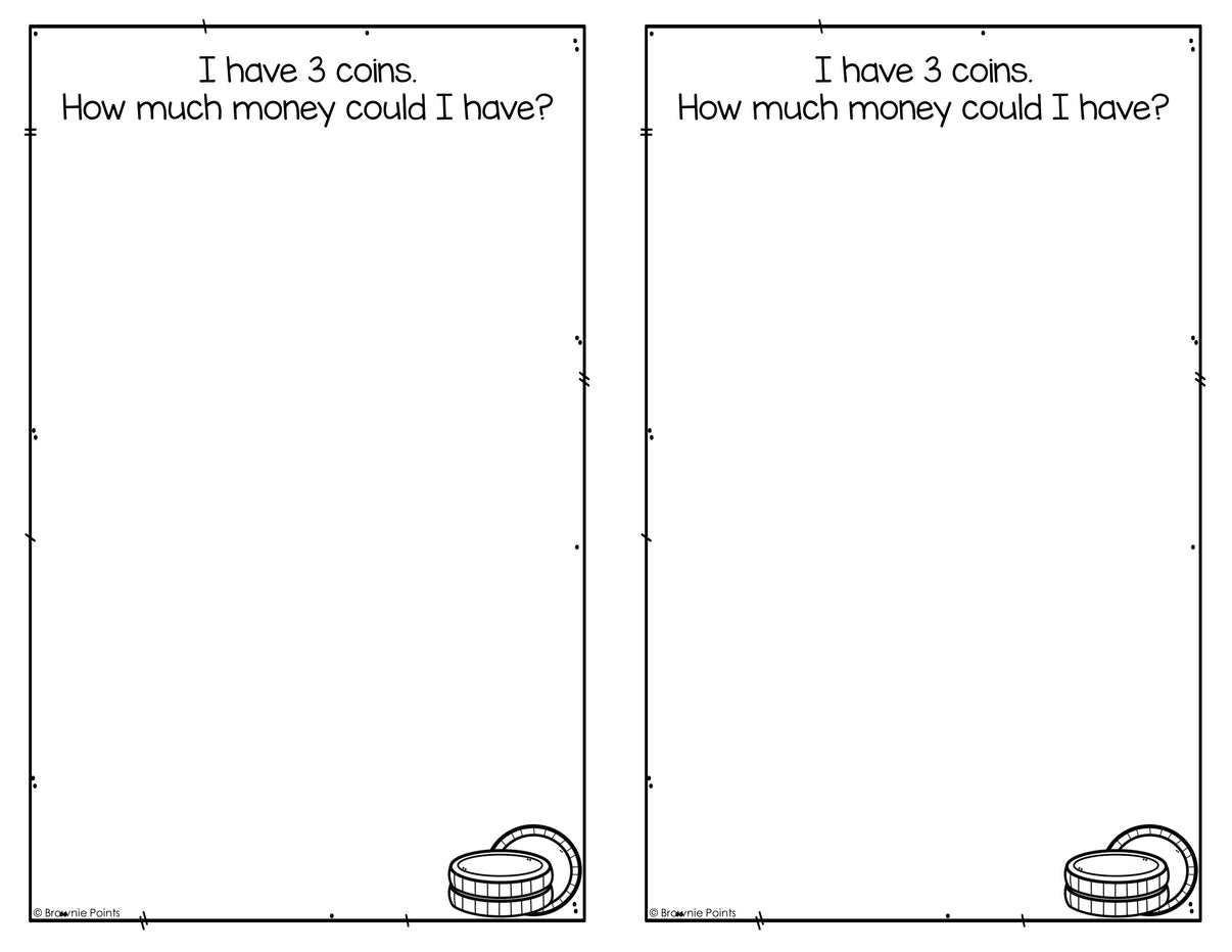 Open-Ended Math Questions - Money – Brownie Points Teaching Shop