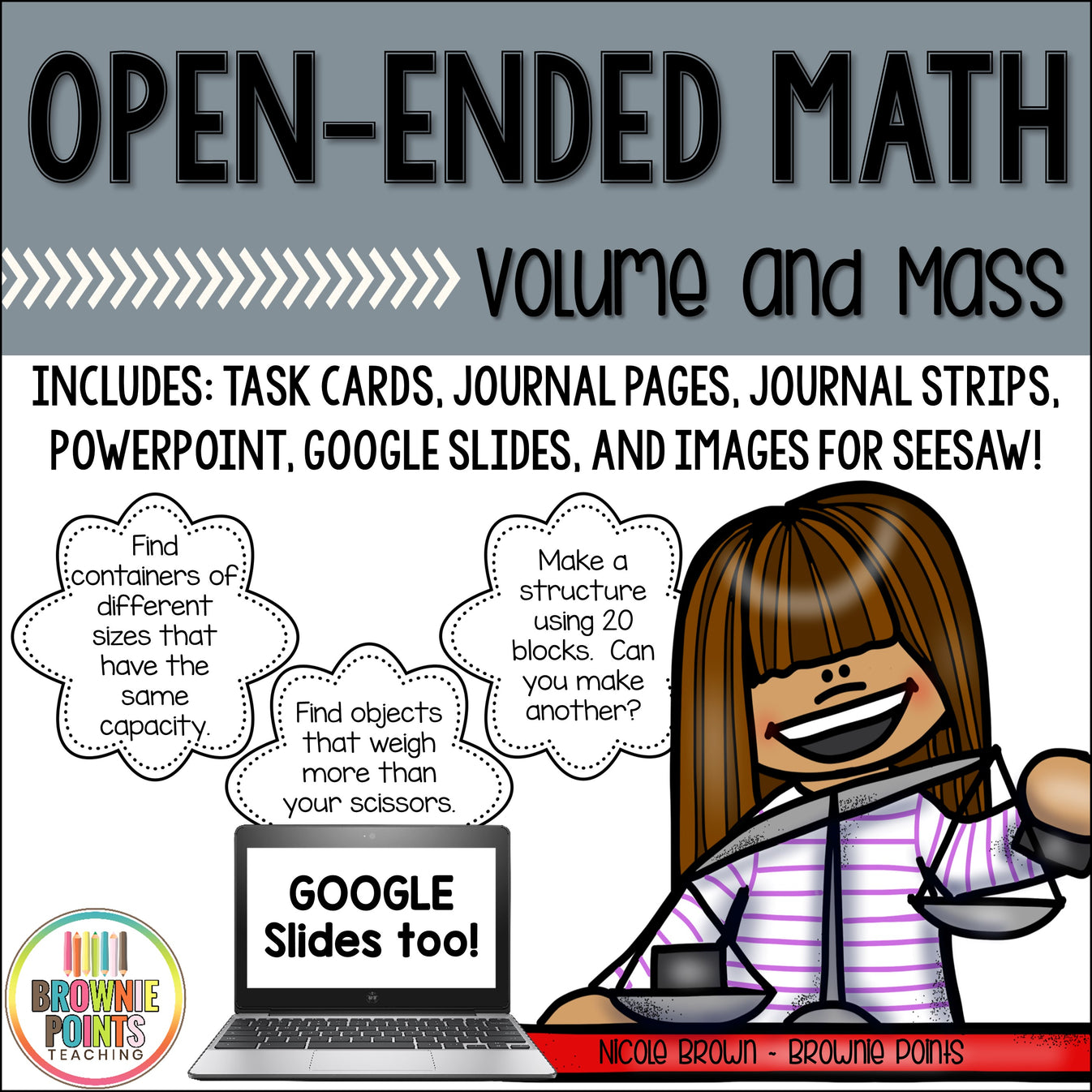Open-Ended Math Questions - Volume and Mass – Brownie Points Teaching Shop