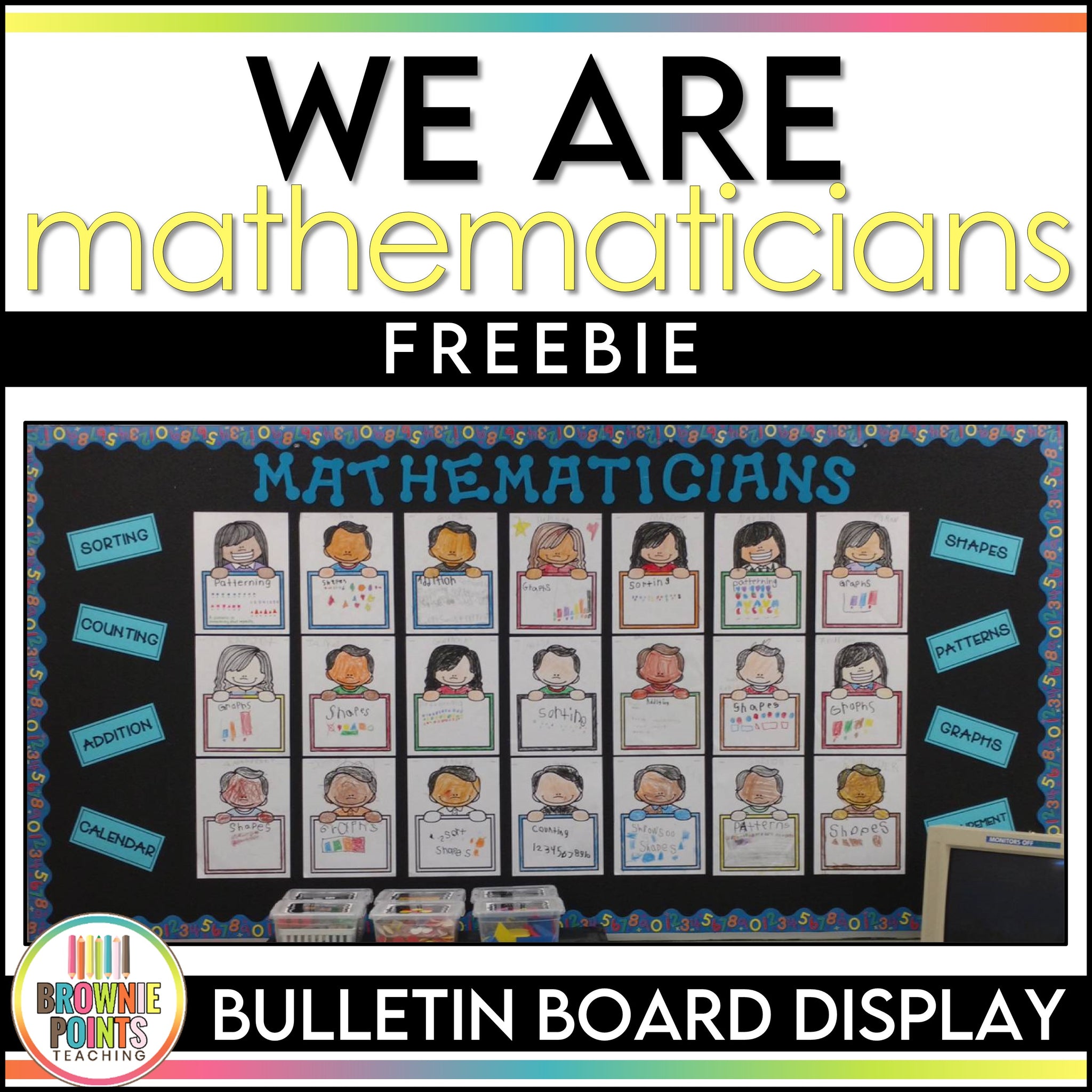We Love Math - Mathematicians Bulletin Board – Brownie Points Teaching Shop